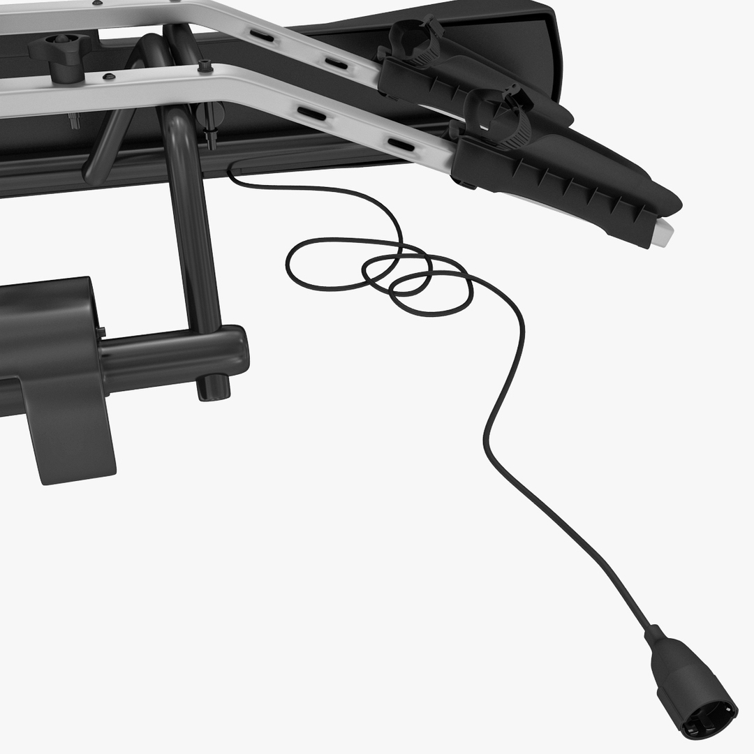 car trunk rack bicycle 3d model