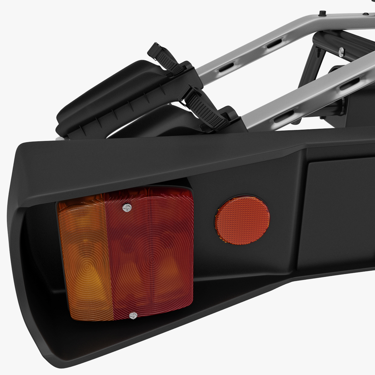 car trunk rack bicycle 3d model