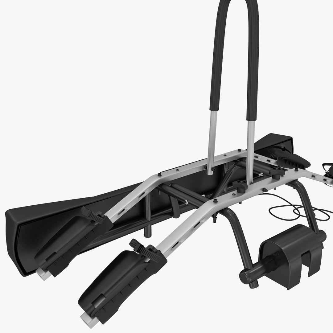 car trunk rack bicycle 3d model