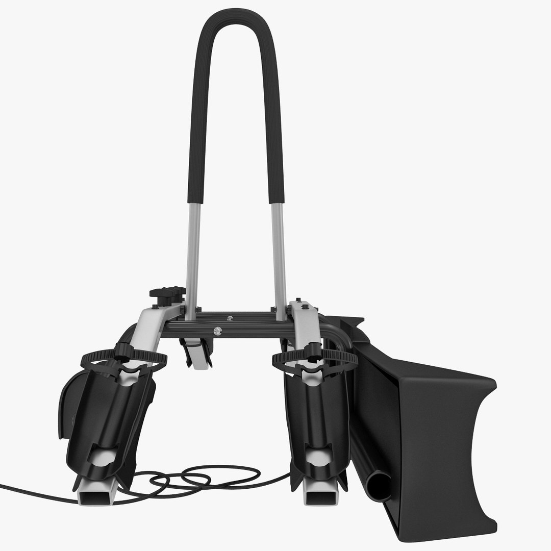car trunk rack bicycle 3d model