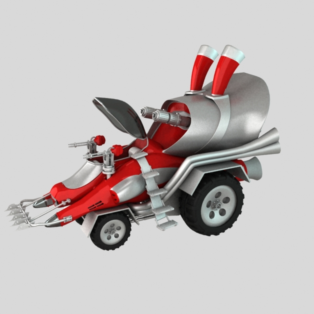 car fighter 3d model