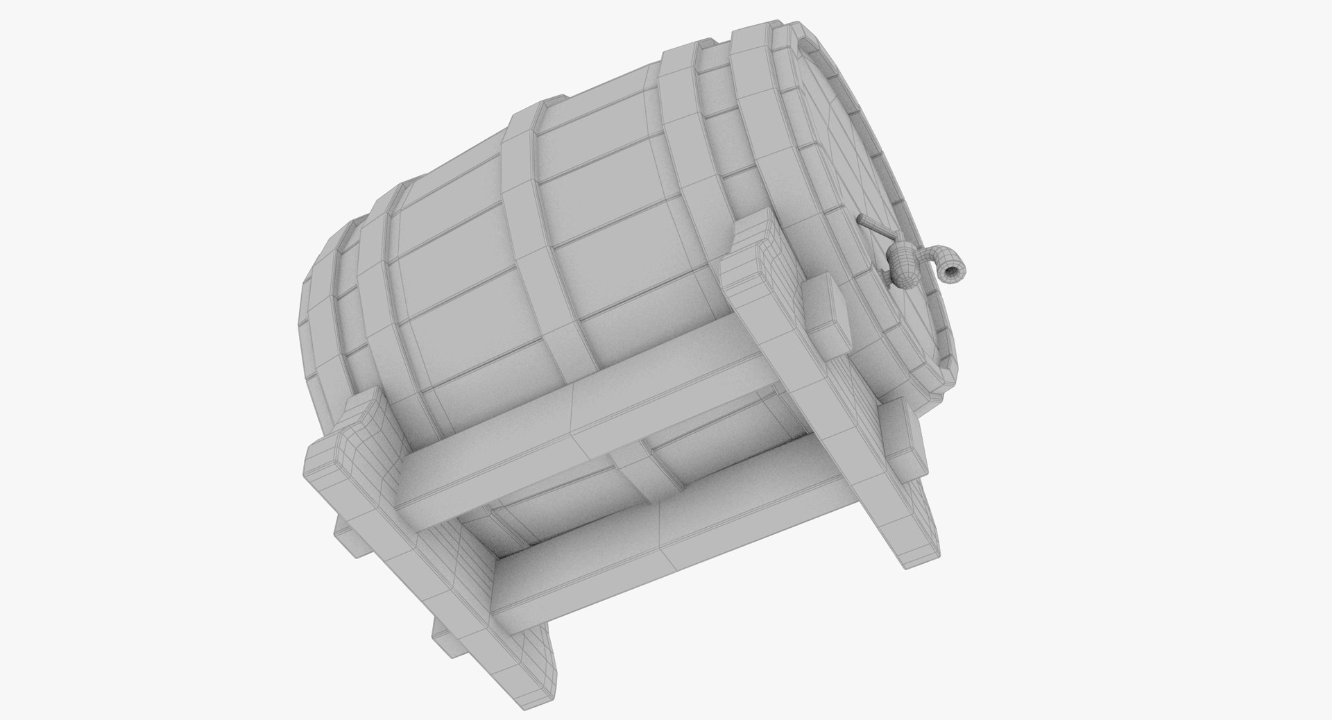 3D Model Beer Barrel - TurboSquid 1441959