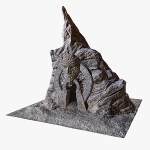 cave-entrance cave entrance 3d model