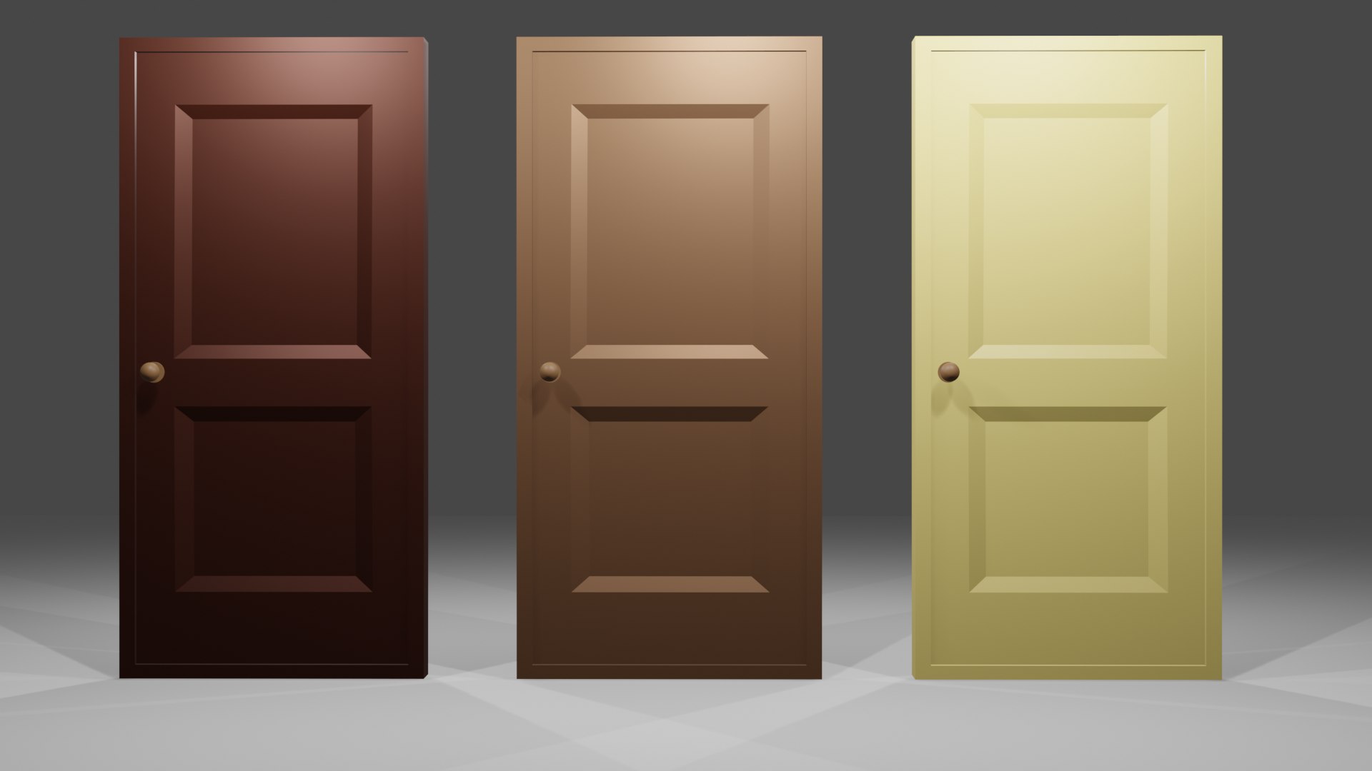 Simple Door Model - TurboSquid 1495284