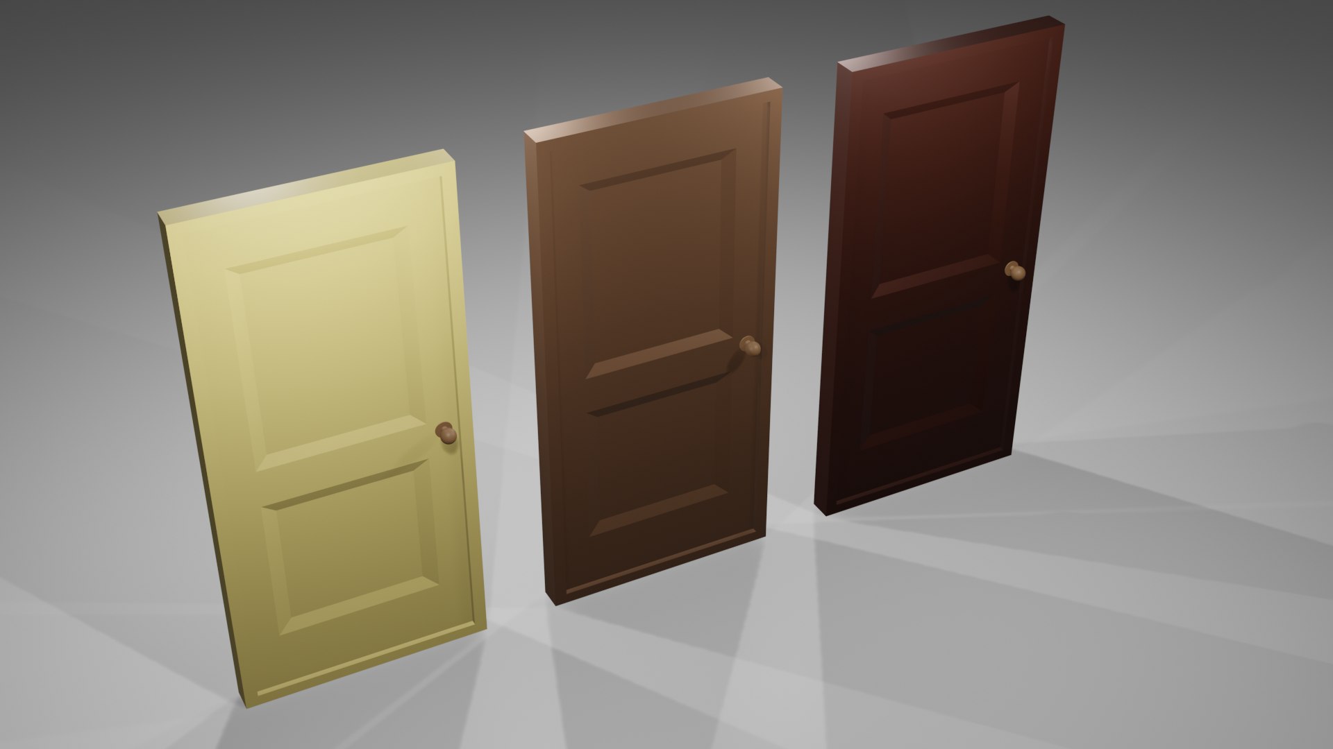 Simple Door Model - TurboSquid 1495284