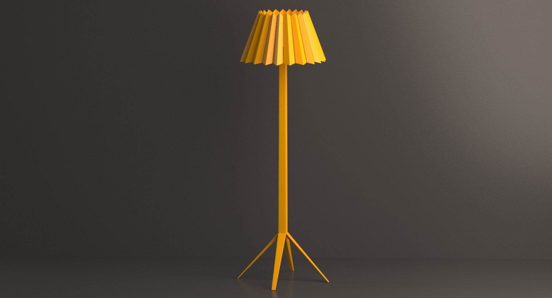 3D modern standing lamp interior model - TurboSquid 1201453