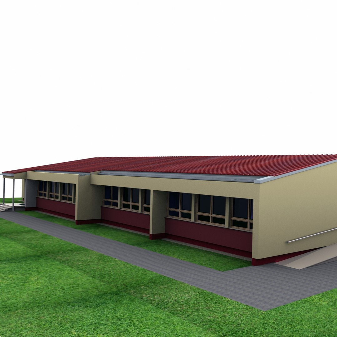 3ds Max School Building
