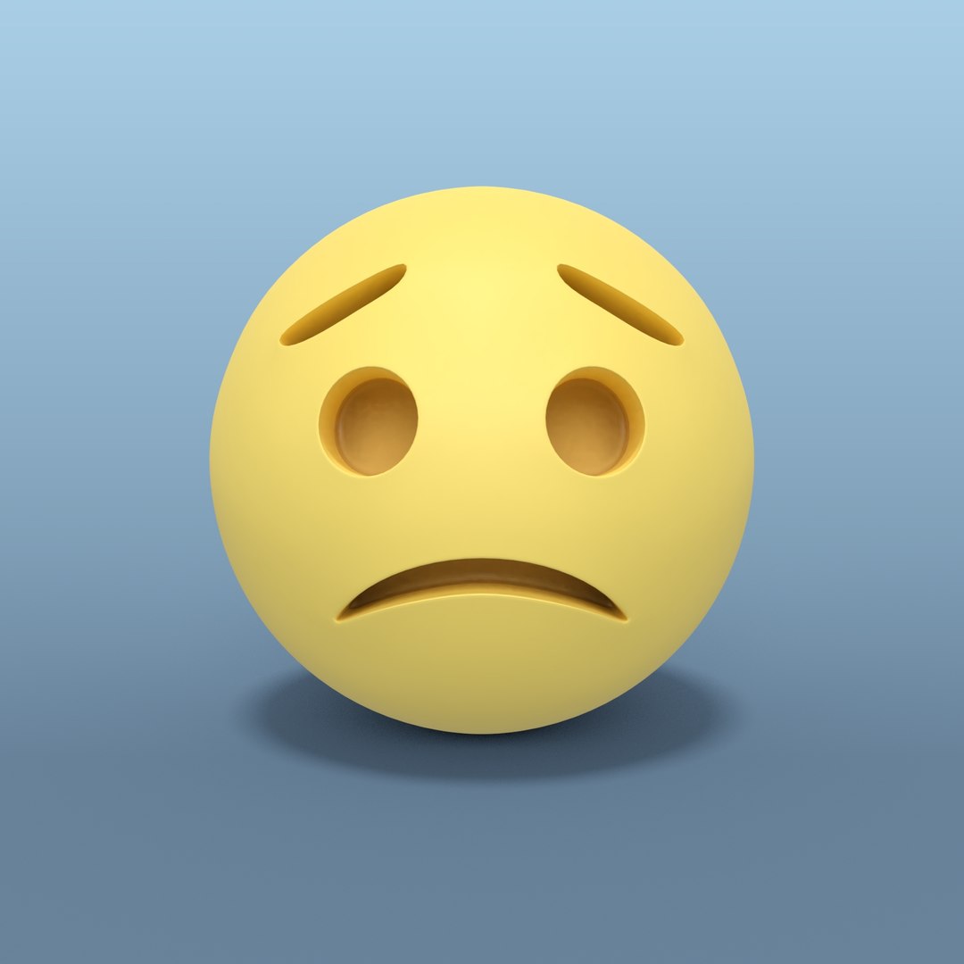 3D Sad Smiley - TurboSquid 1302174