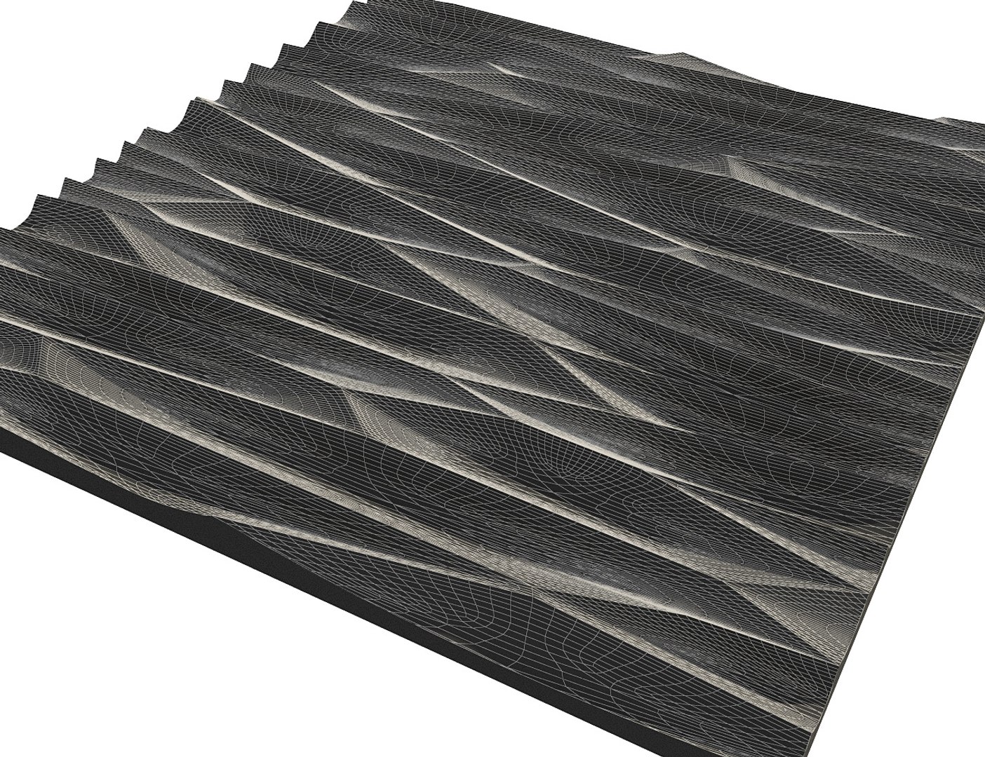 3d Wall Panel Ice Model