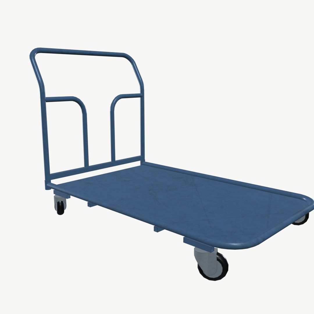 3D Model Platform Trolley - TurboSquid 2340341