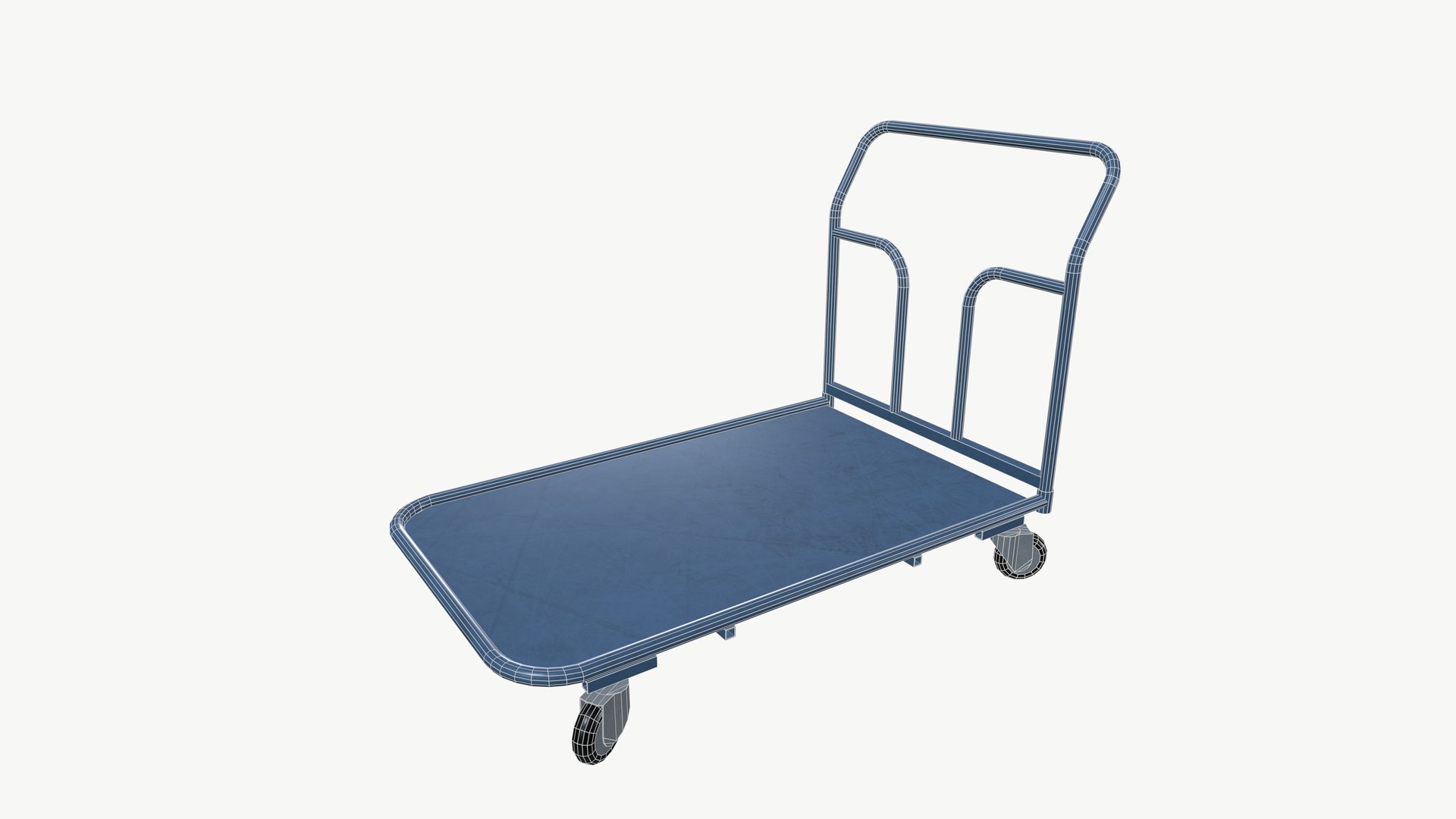 3D Model Platform Trolley - TurboSquid 2340341
