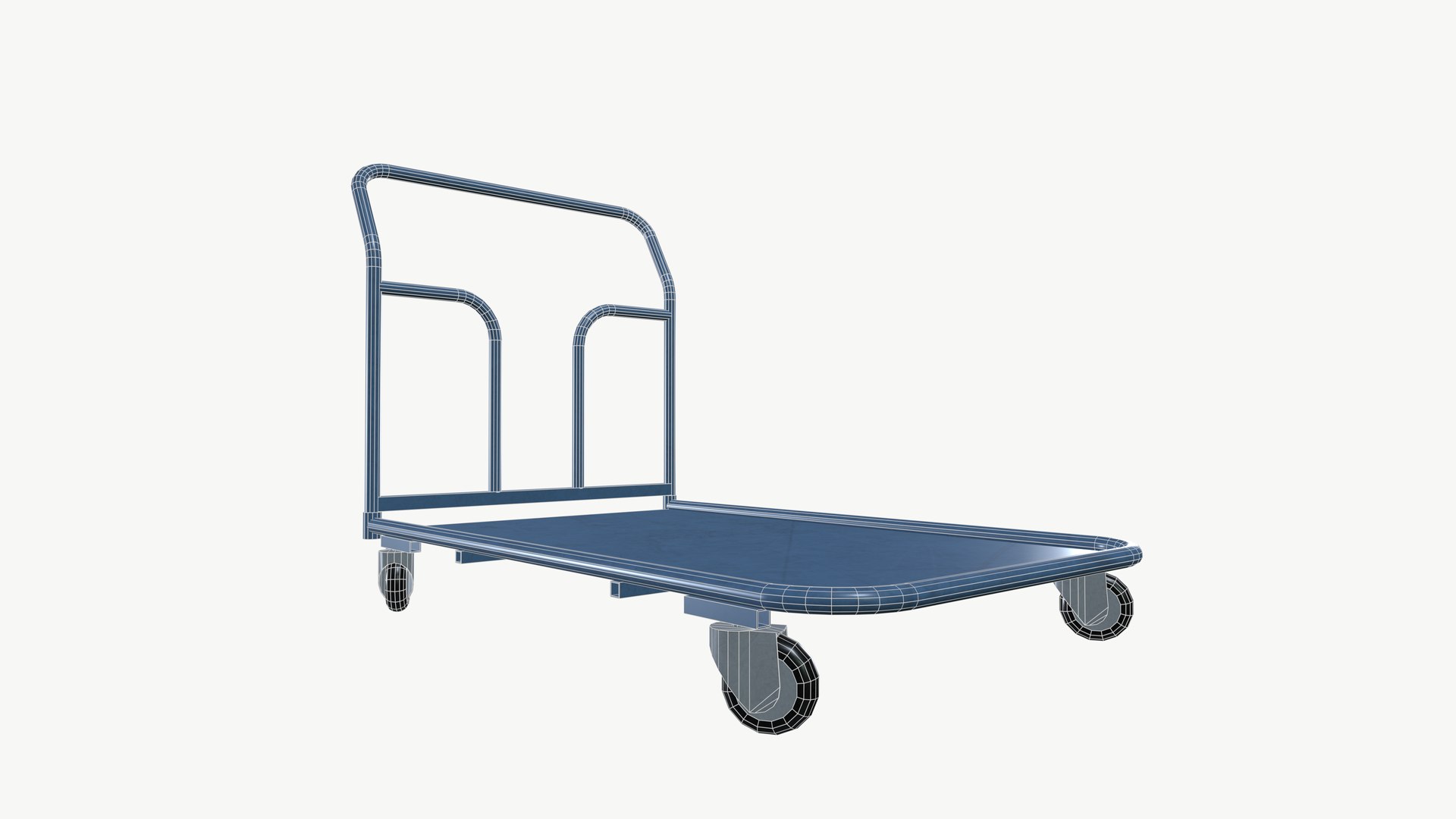 3D Model Platform Trolley - TurboSquid 2340341