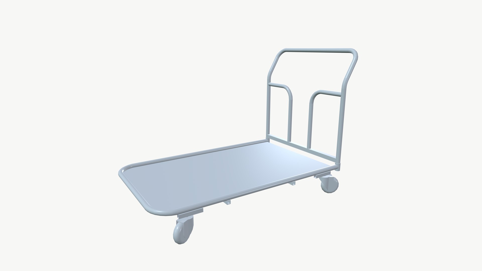 3D Model Platform Trolley - TurboSquid 2340341