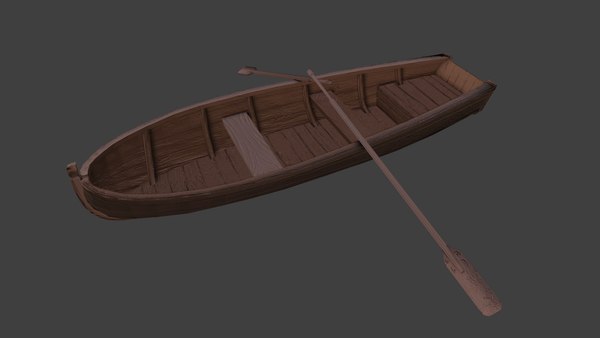wood boat3D模型 - TurboSquid 2054619