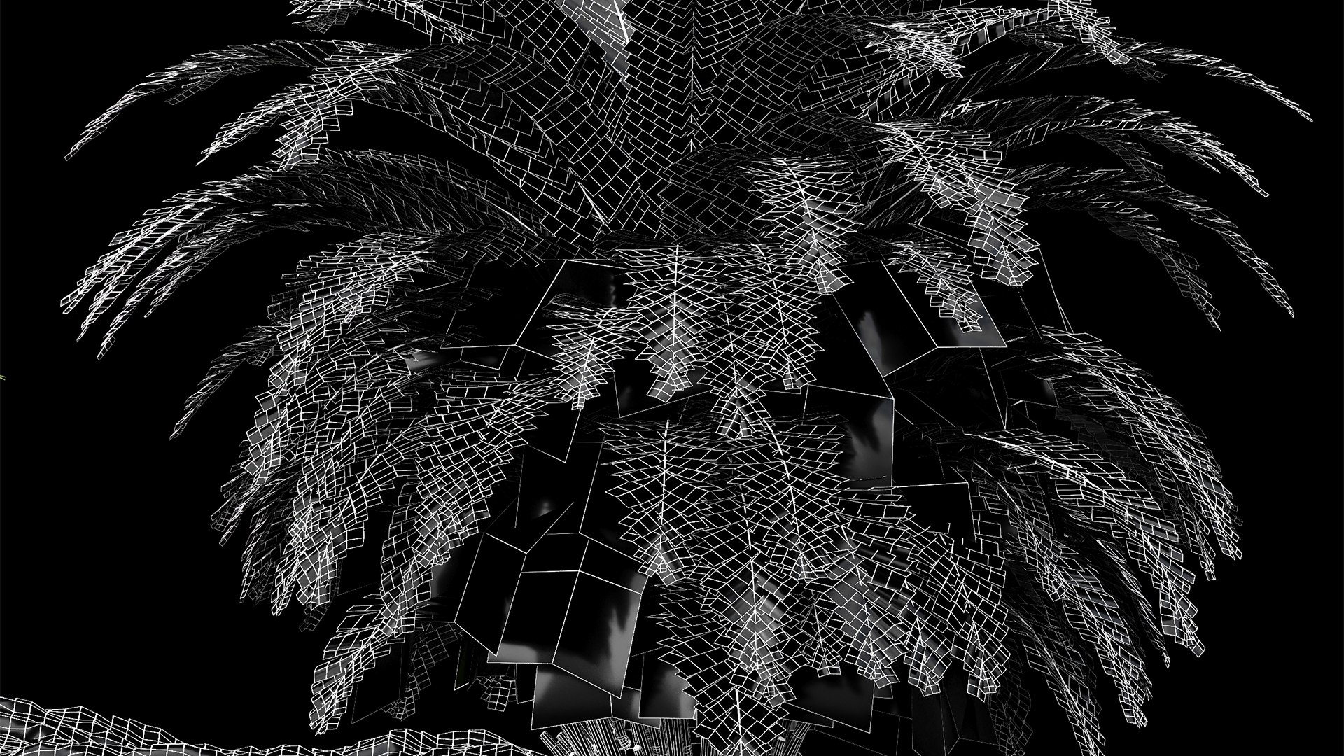 3D Forest Lawn Iron Fern Plant - TurboSquid 2245084