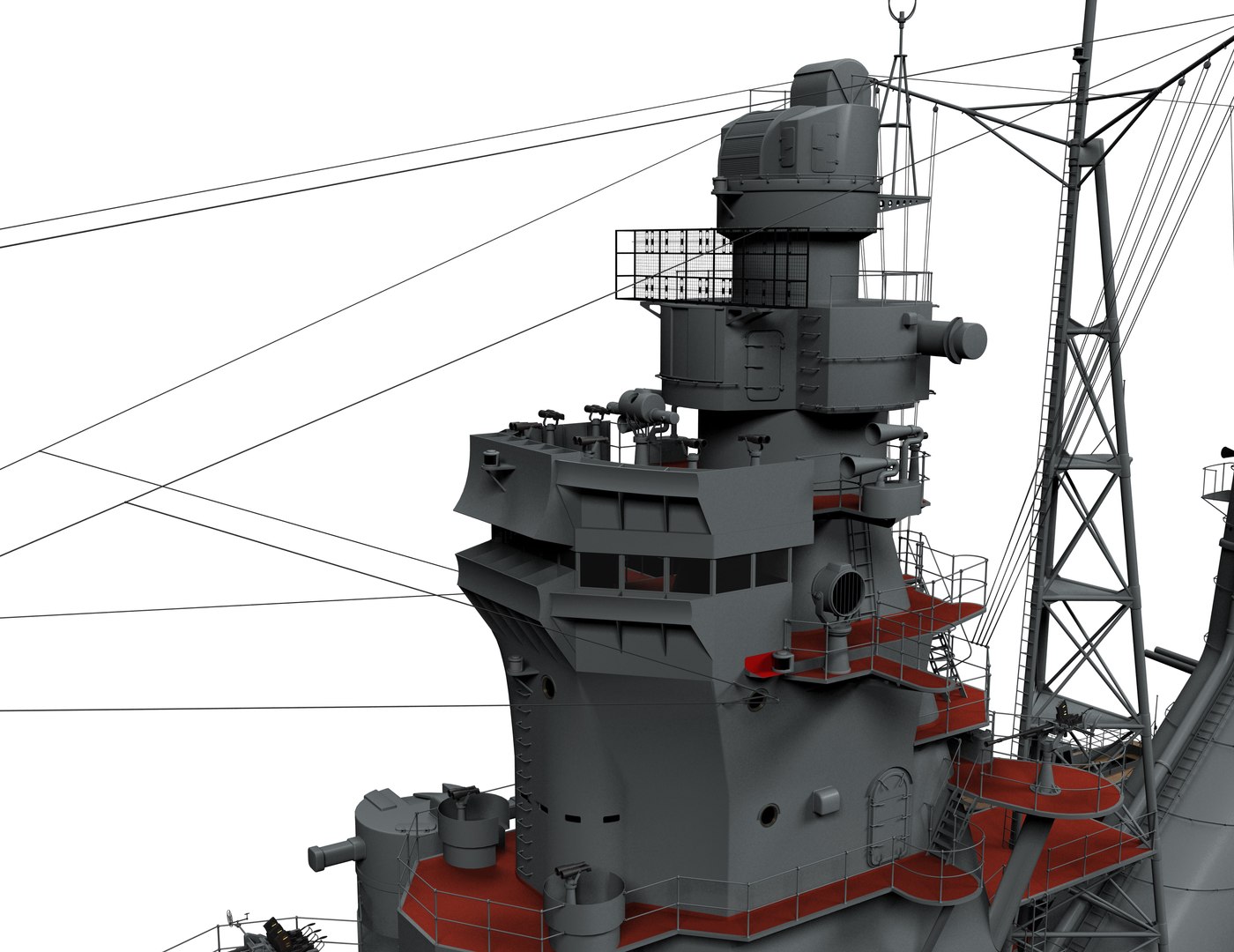 3D The Japanese Light Cruiser Oyodo - TurboSquid 1788796