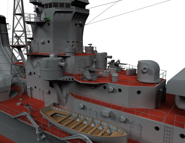 3D The japanese light cruiser Oyodo - TurboSquid 1788796