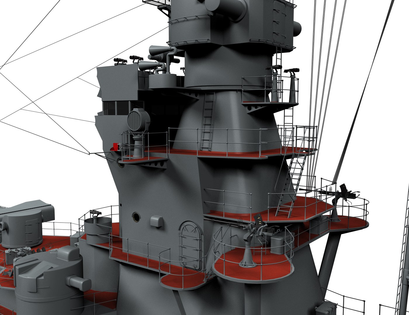 3D The Japanese Light Cruiser Oyodo - TurboSquid 1788796