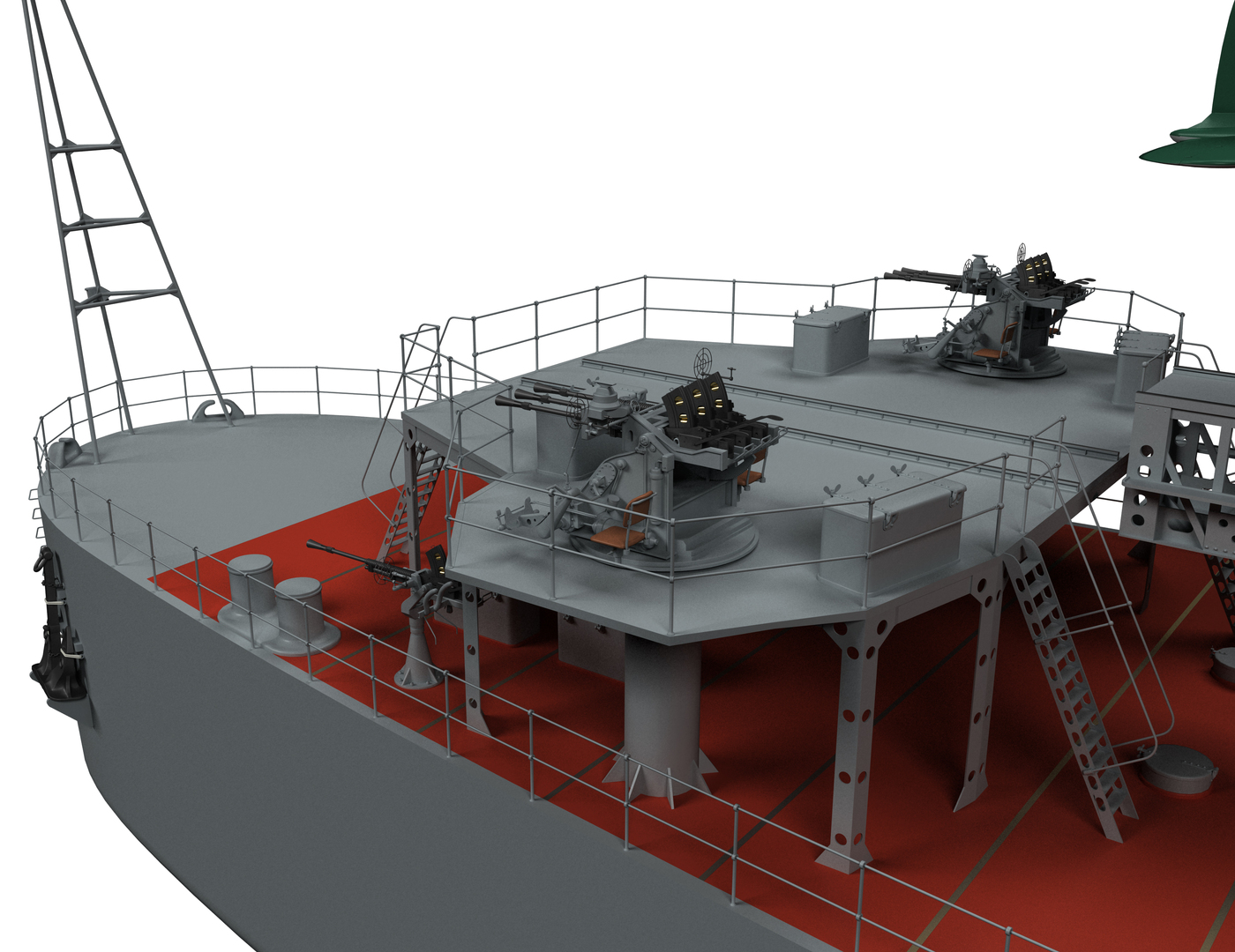 3D The japanese light cruiser Oyodo - TurboSquid 1788796