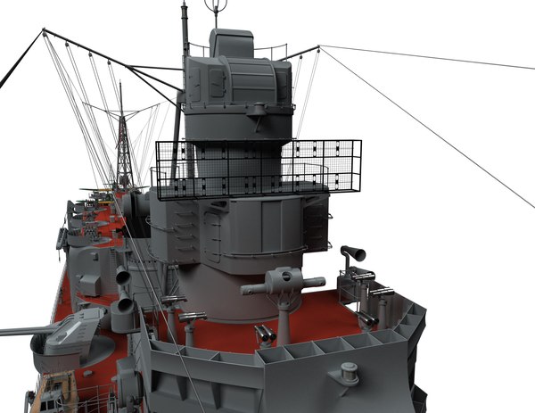 3D The japanese light cruiser Oyodo - TurboSquid 1788796