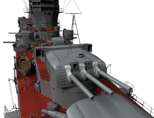 3d The Japanese Light Cruiser Oyodo Turbosquid 1788796