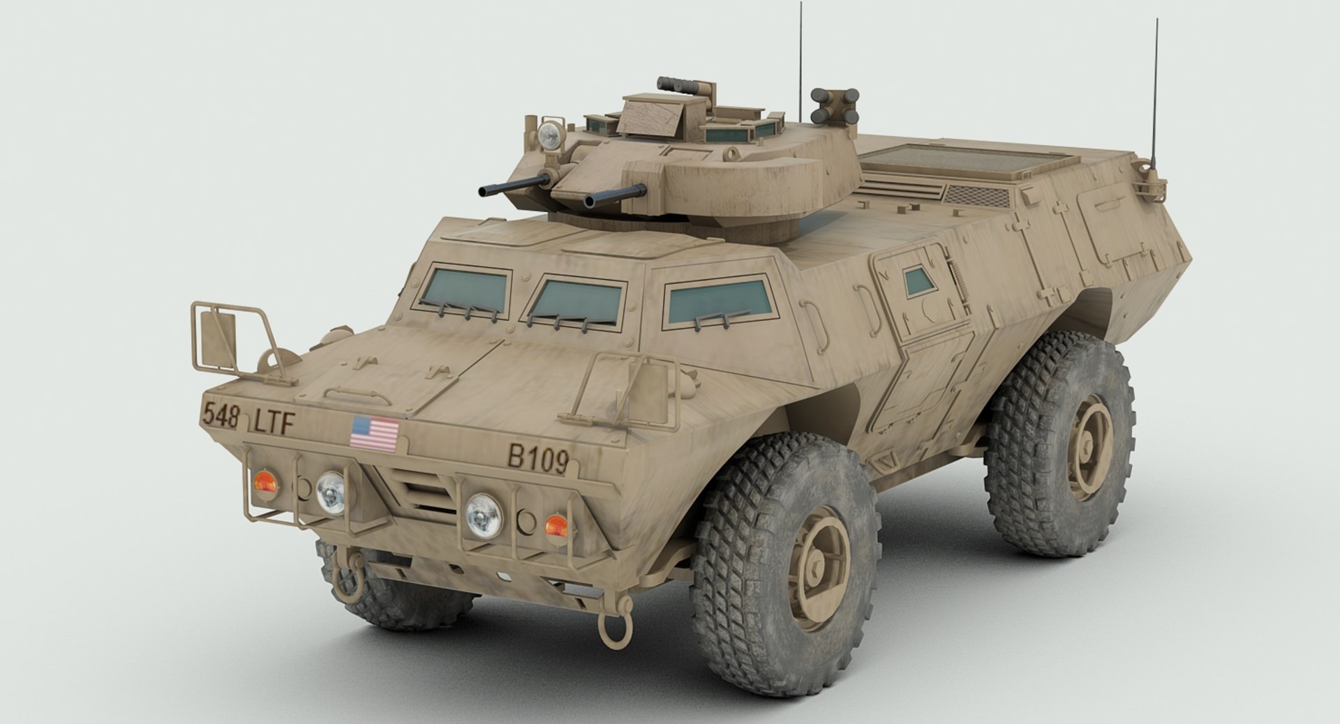 3ds Military M1117 Guardian