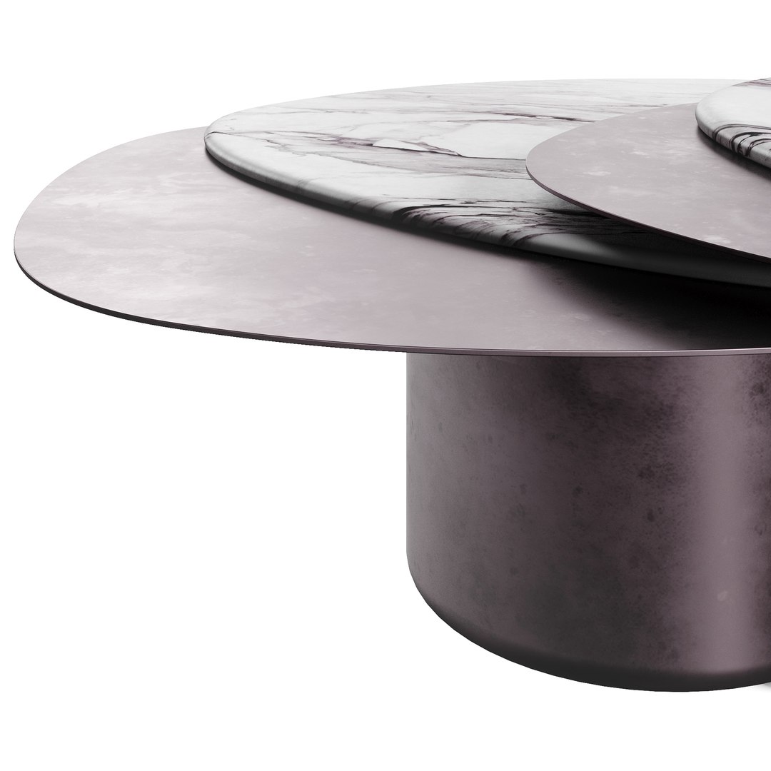 Natuzzi Italia Splash Coffee Table Model - TurboSquid 2137074