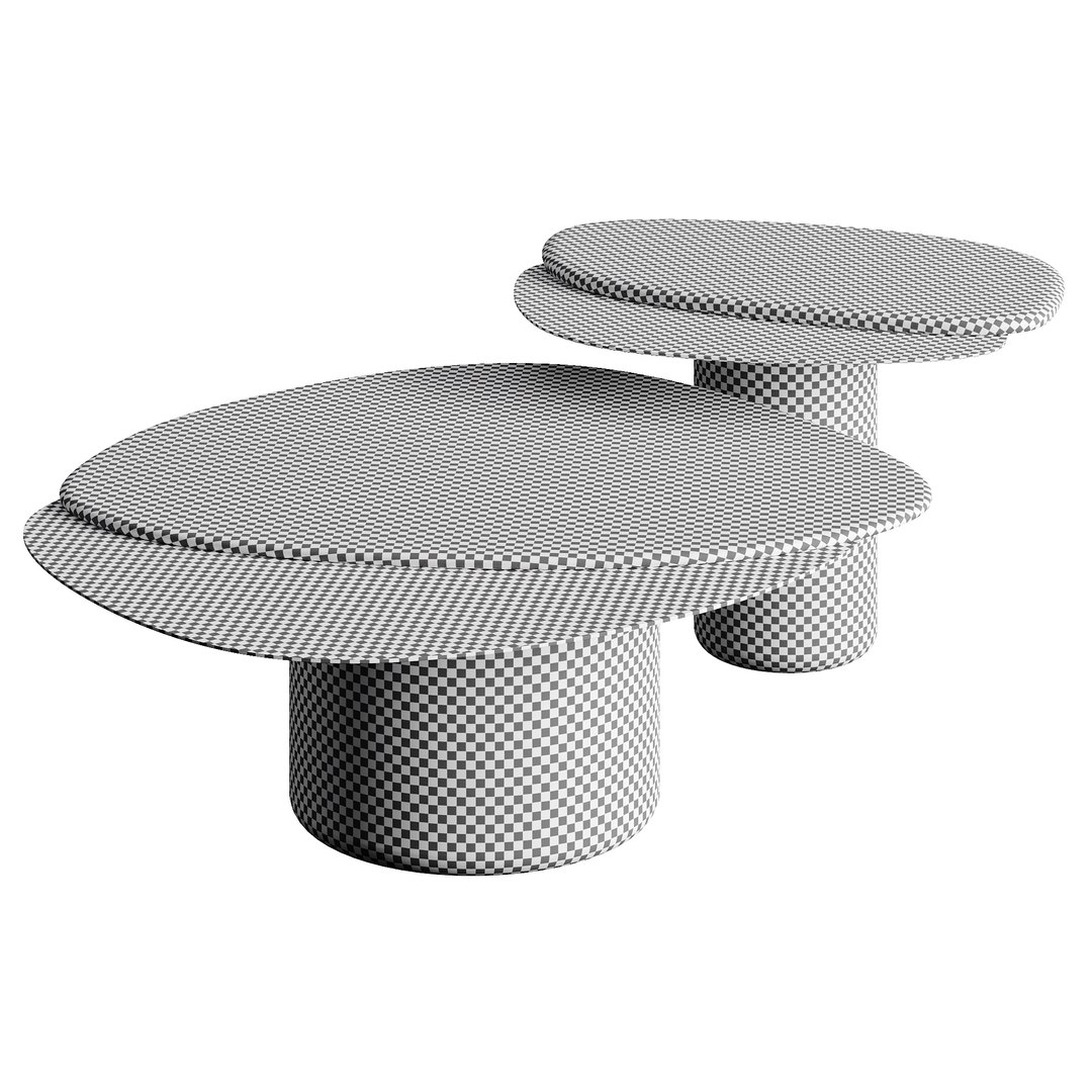 Natuzzi Italia Splash Coffee Table Model - TurboSquid 2137074