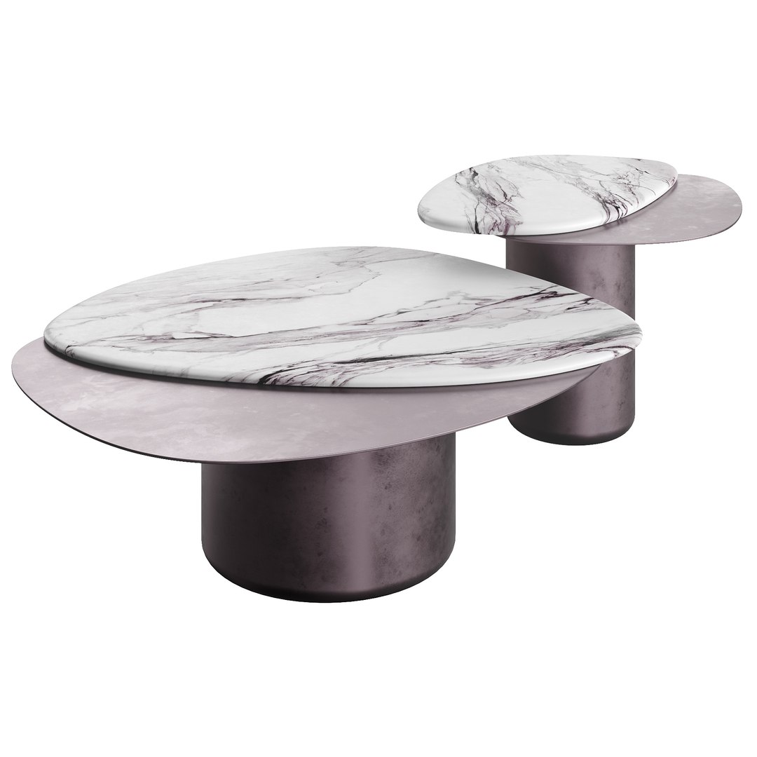 Natuzzi Italia Splash Coffee Table Model - TurboSquid 2137074