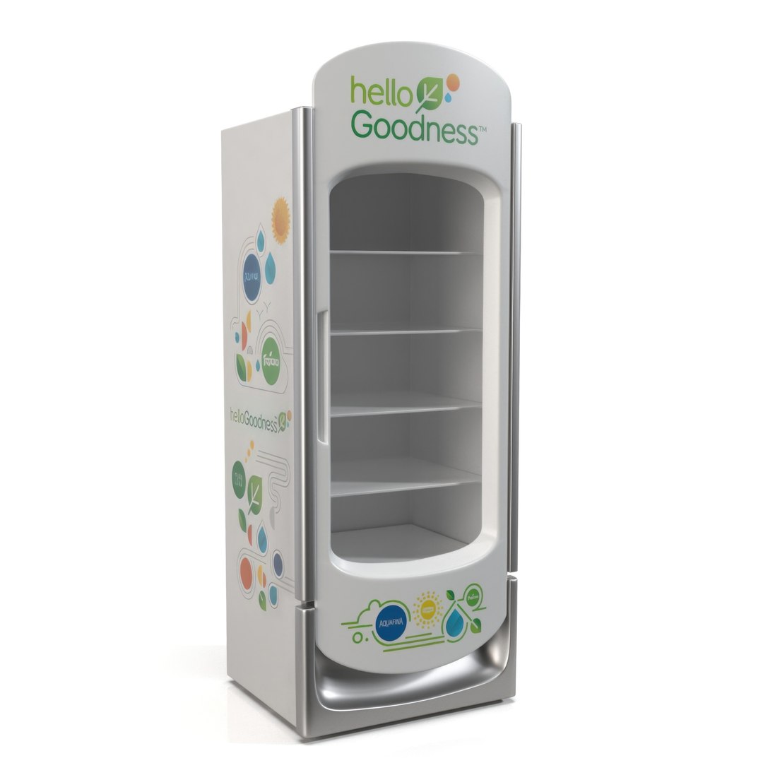 Pepsico Global Cooler Refrigerated PBR 3D Model - TurboSquid 2227876