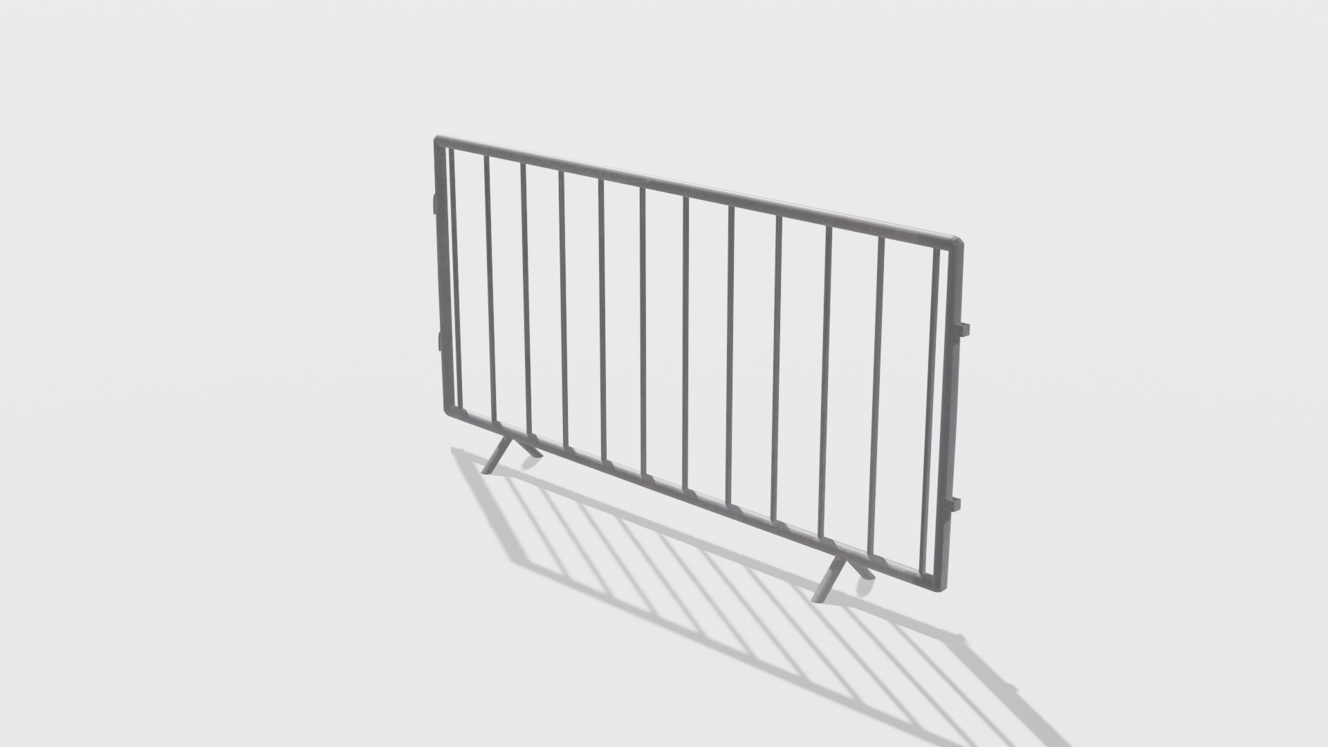 Crowd Barrier 3D Model - TurboSquid 1824733