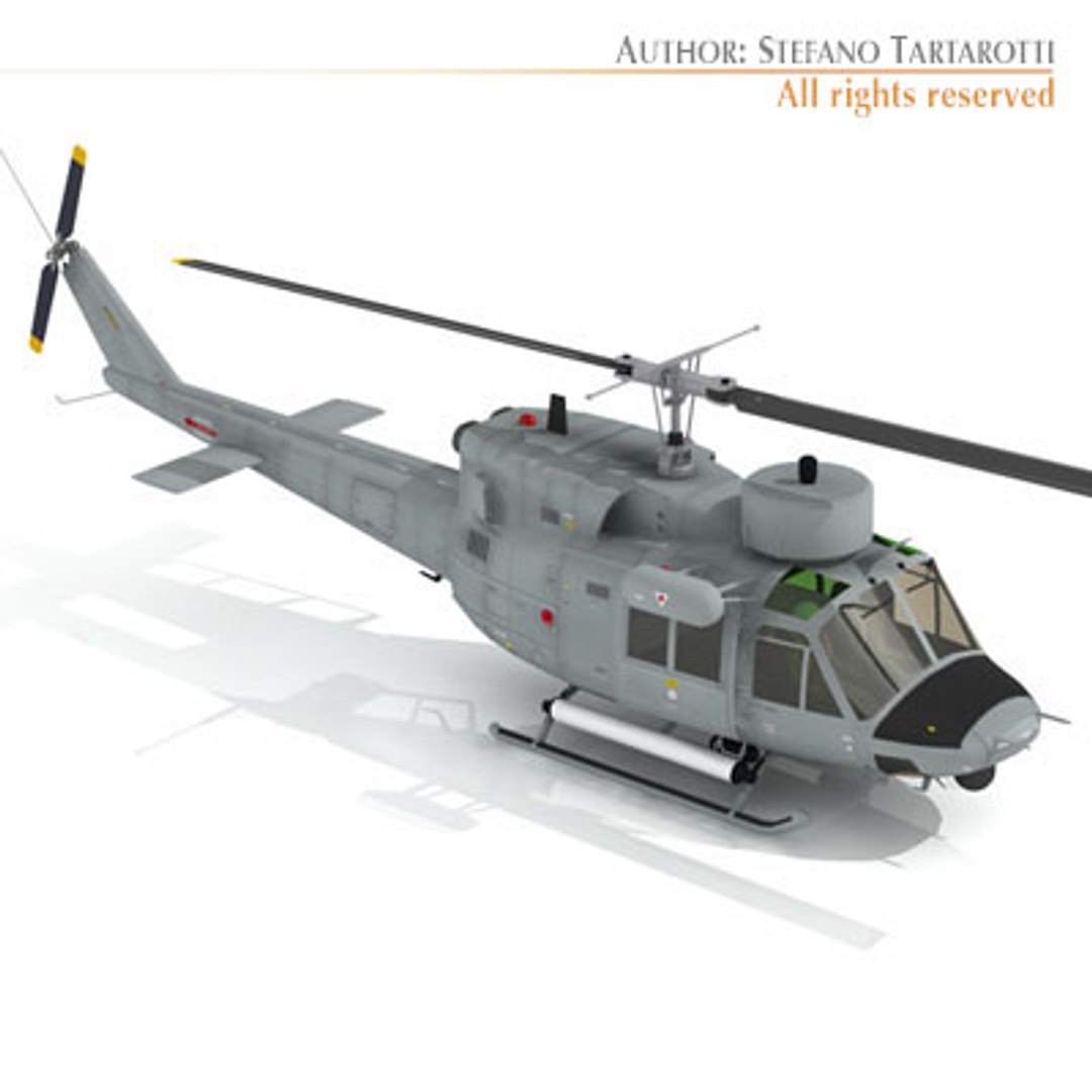 C4d B 212 Navy Helicopter