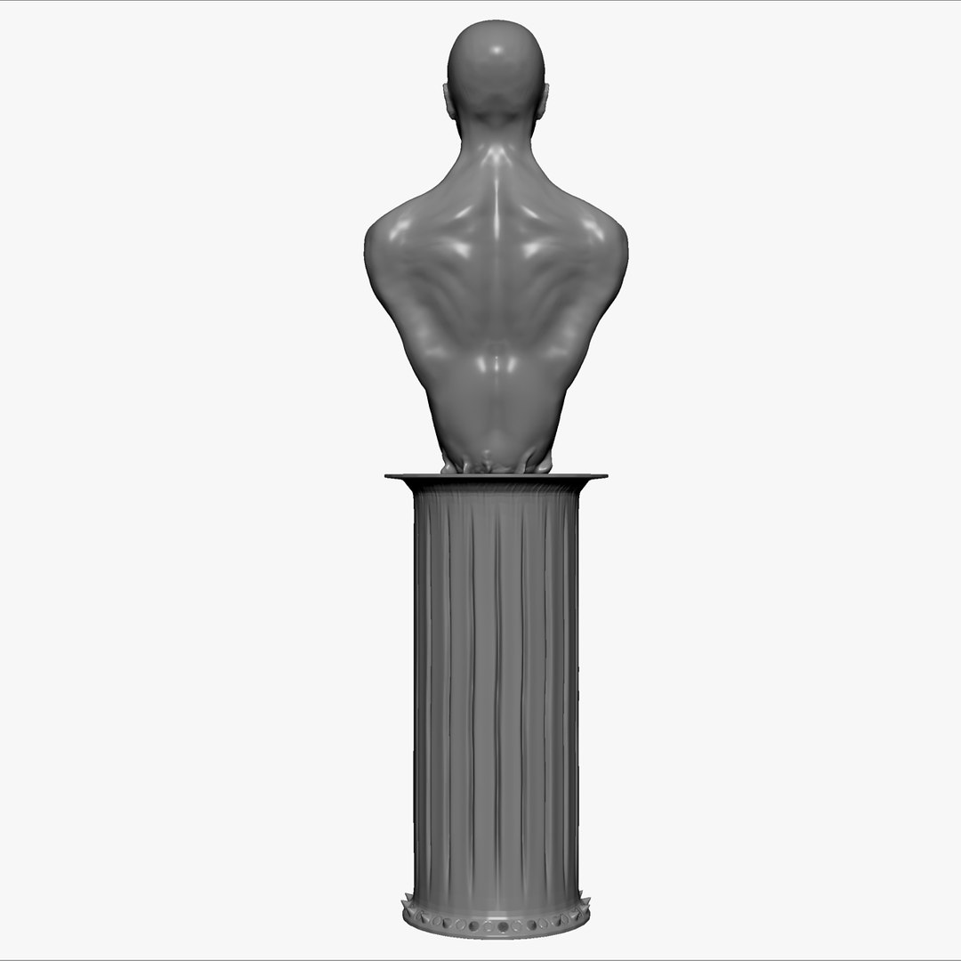 3d Bust Statue Model
