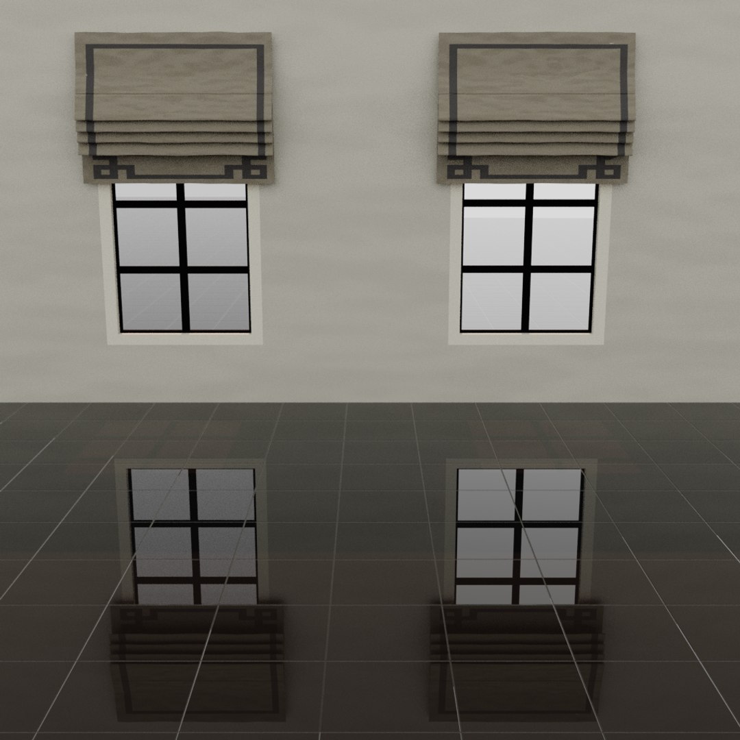 3D window cover - TurboSquid 1596677