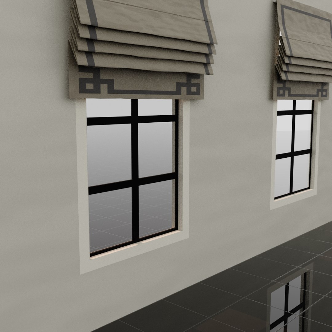 3D window cover - TurboSquid 1596677