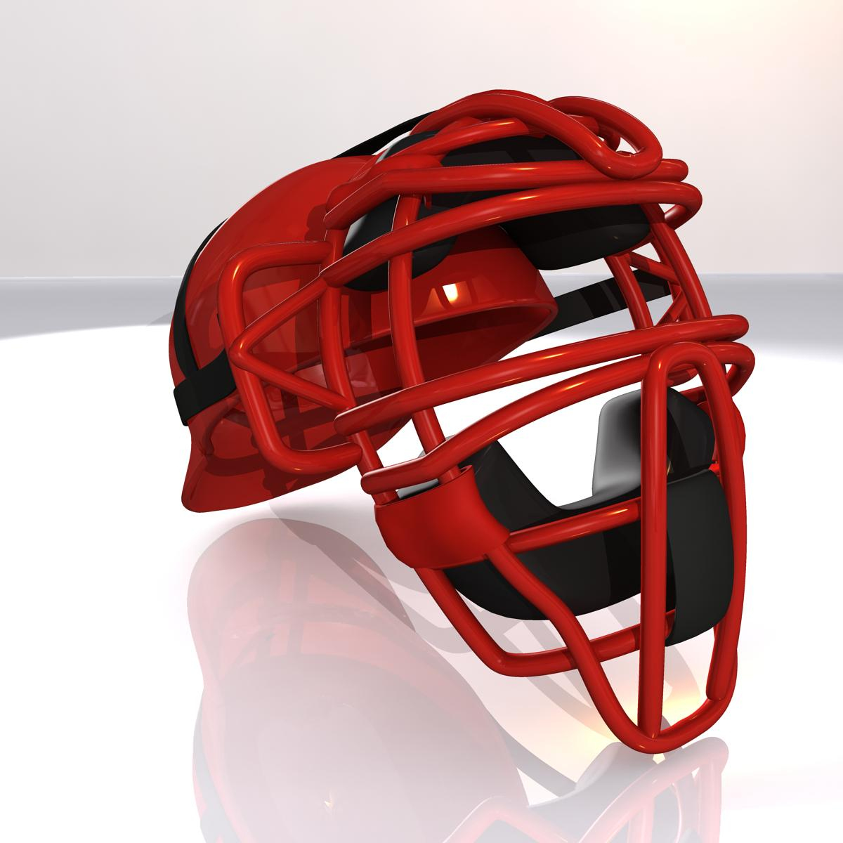 catcher mask baseball 3d 3ds