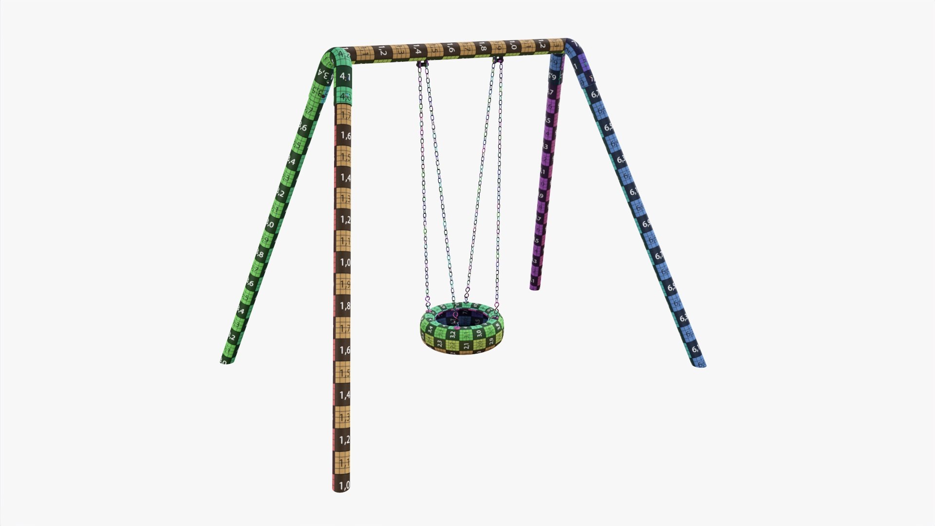 3D Outdoor Tire Swing 01 Model - TurboSquid 1861547