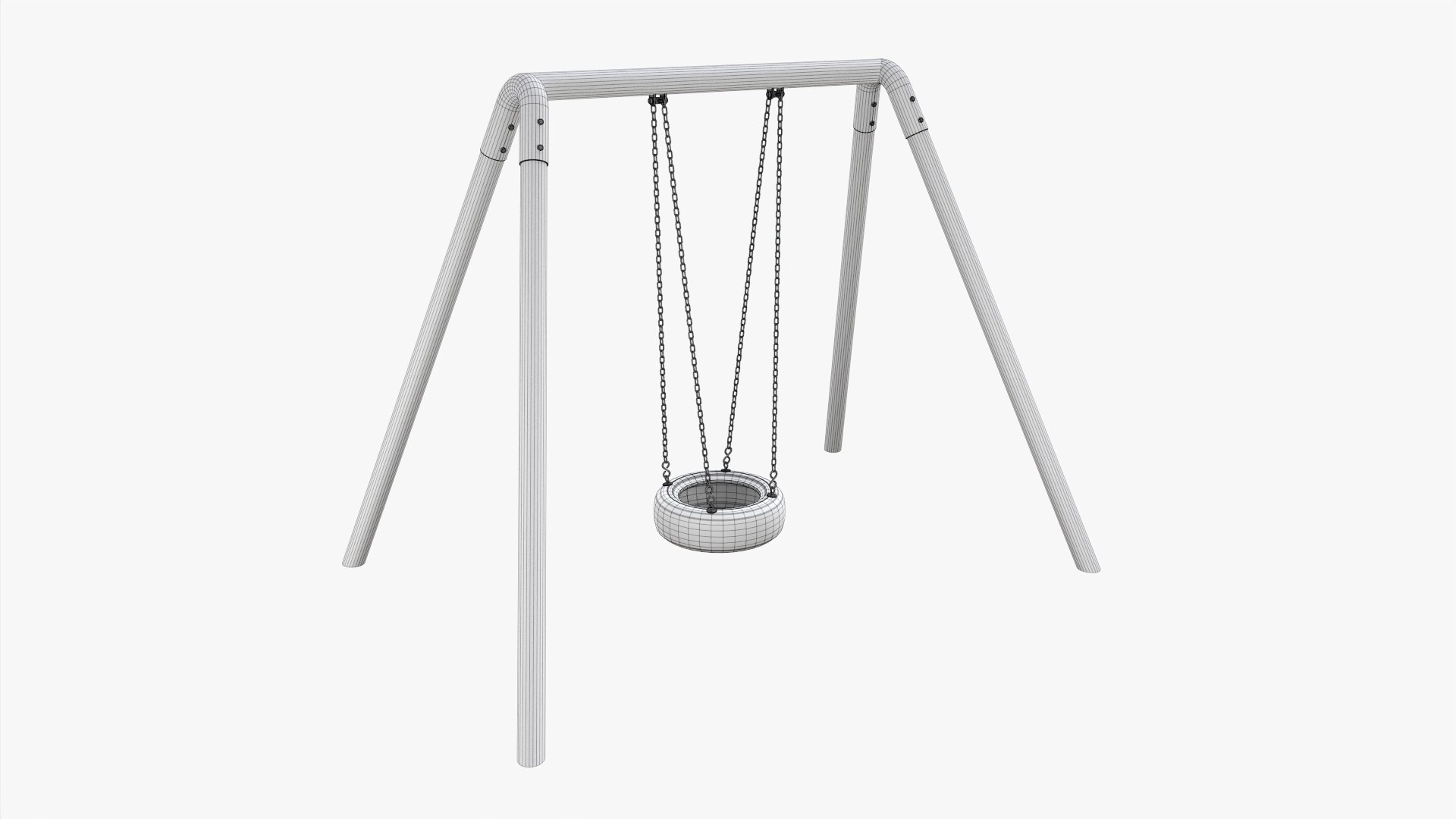 3D Outdoor Tire Swing 01 Model - TurboSquid 1861547