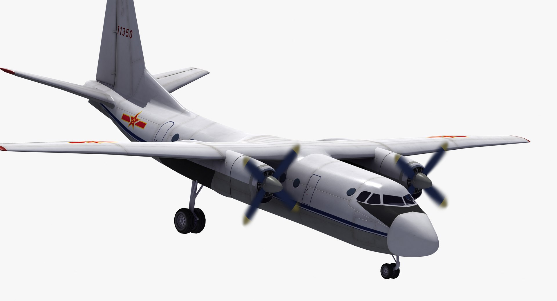 Xian y-7 transport aircraft 3D model - TurboSquid 1403302