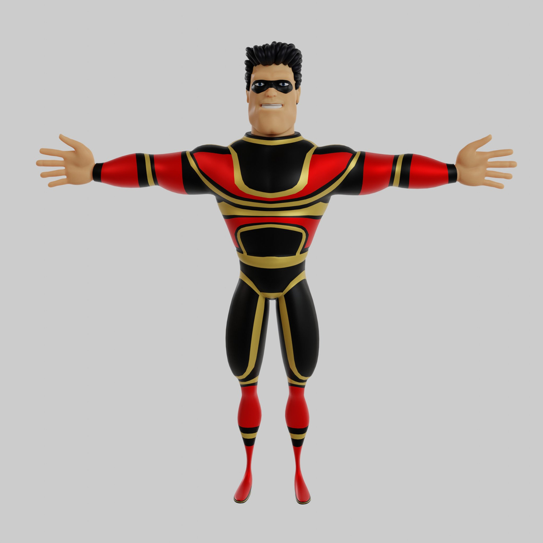 Super Hero Model - TurboSquid 1968009