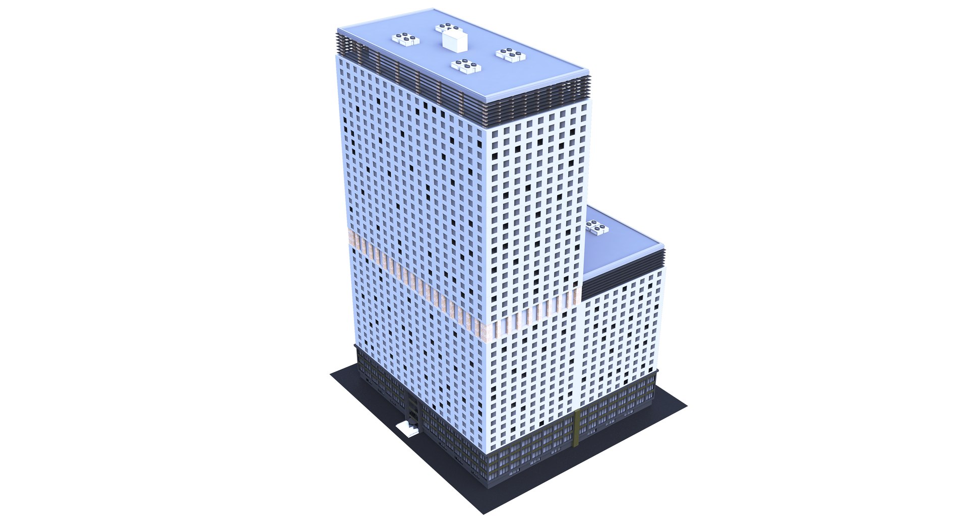 3D skyscraper building architecture - TurboSquid 1414494