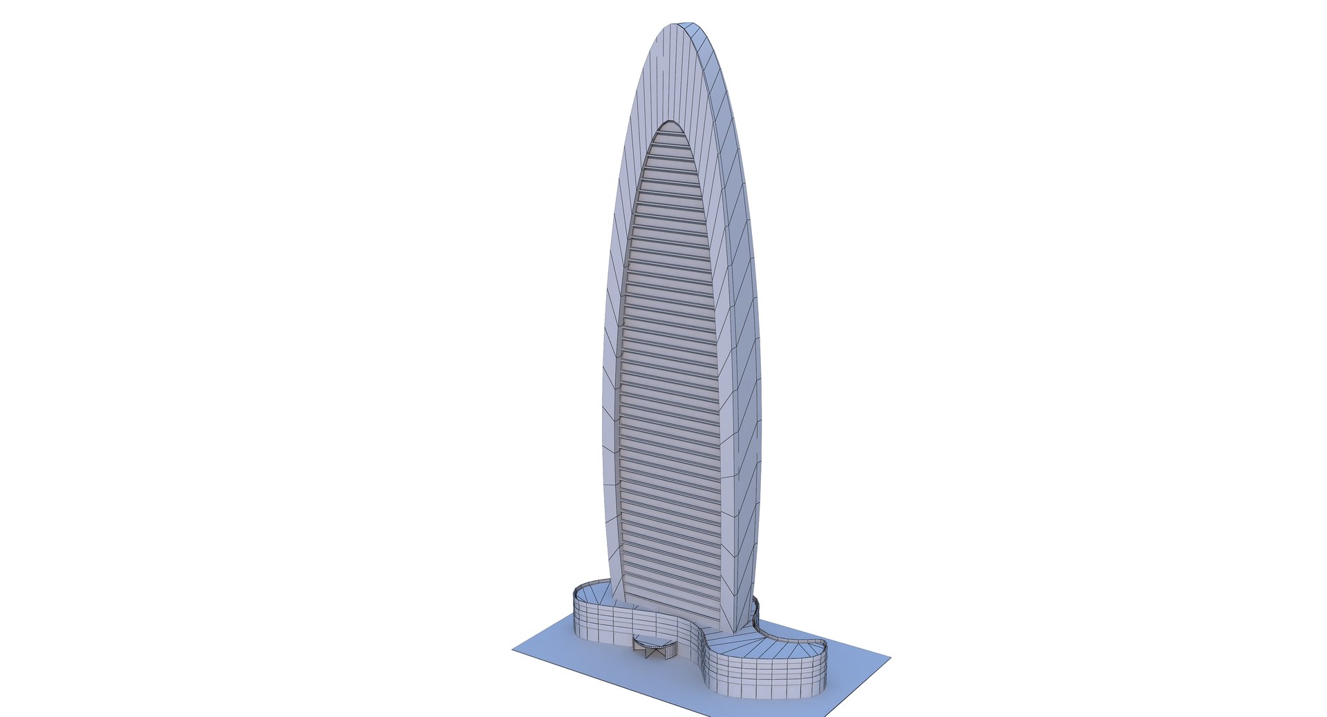 3D skyscraper building architecture - TurboSquid 1414494