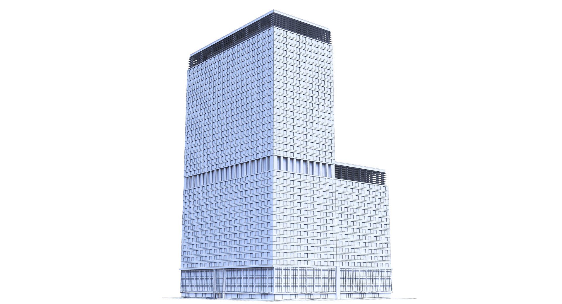 3D skyscraper building architecture - TurboSquid 1414494