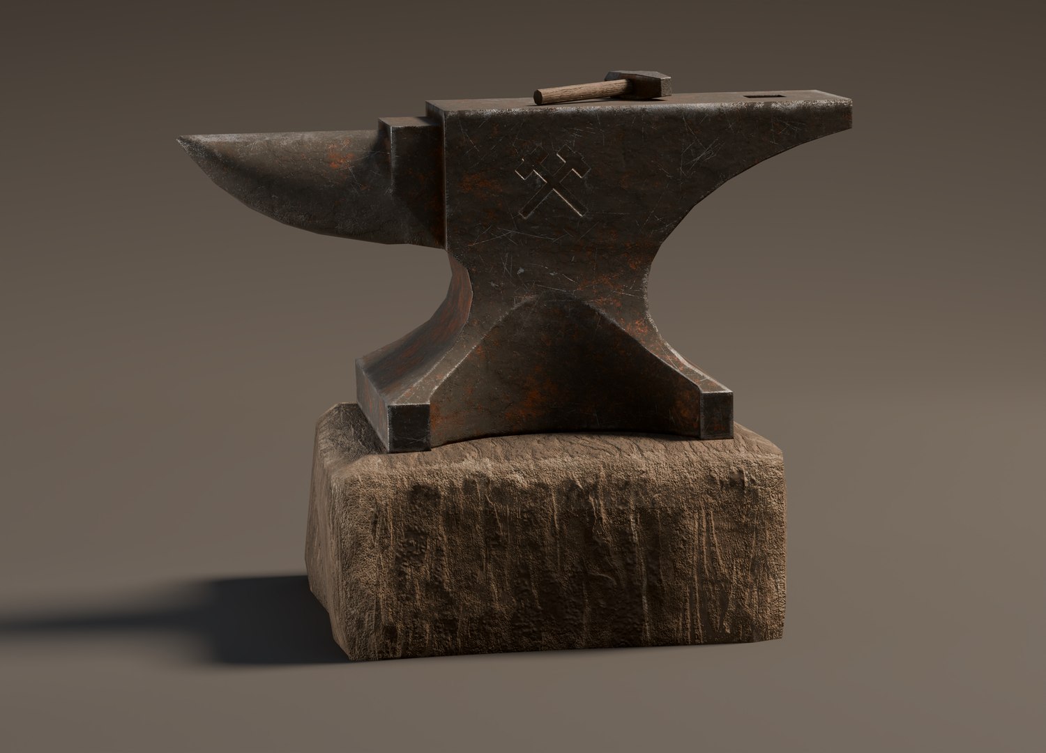 Blacksmith Anvil - Game Ready Forge 3D Model - TurboSquid 2376763