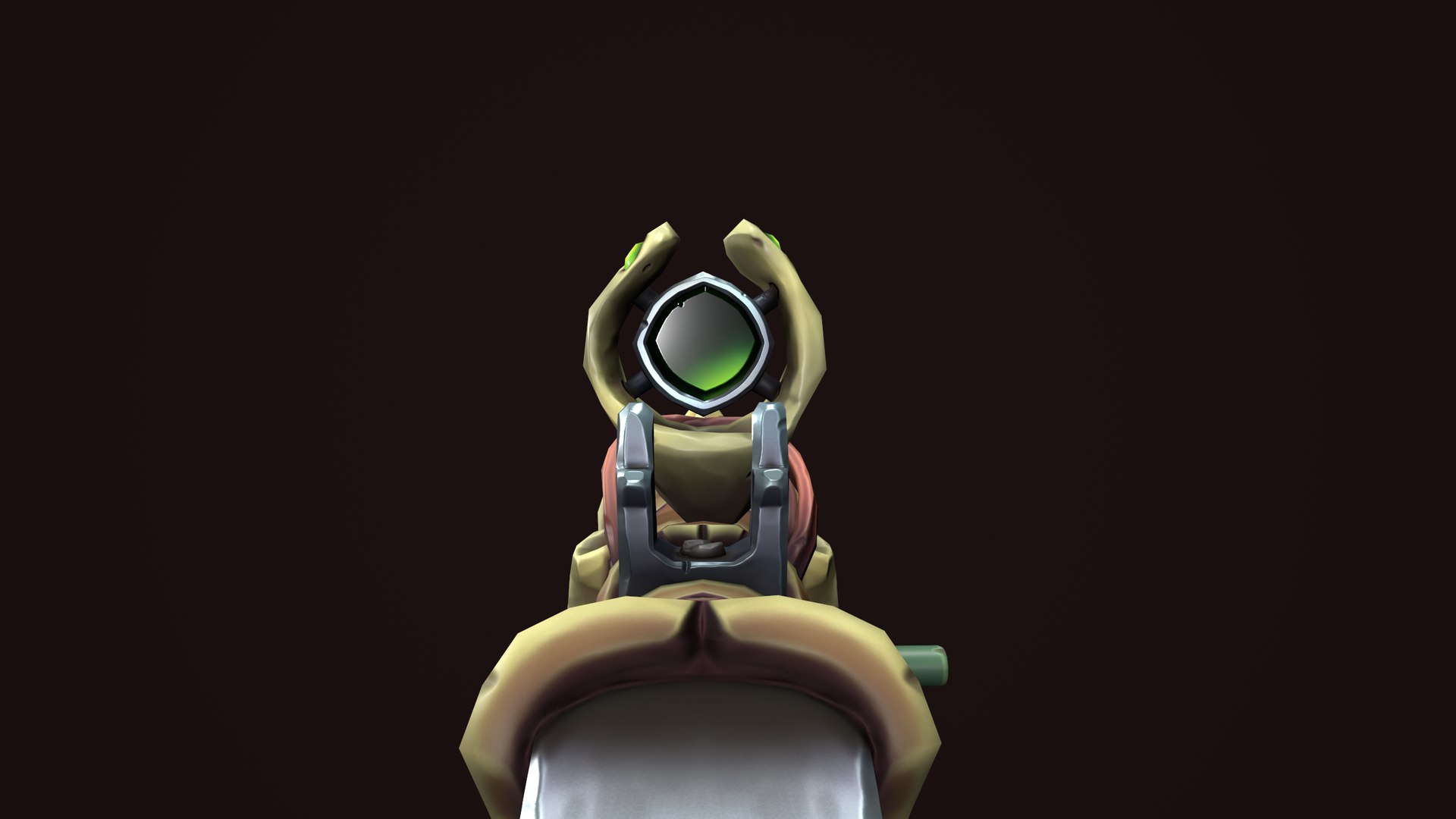 Desert Assault Rifle 3D Model - TurboSquid 2240282