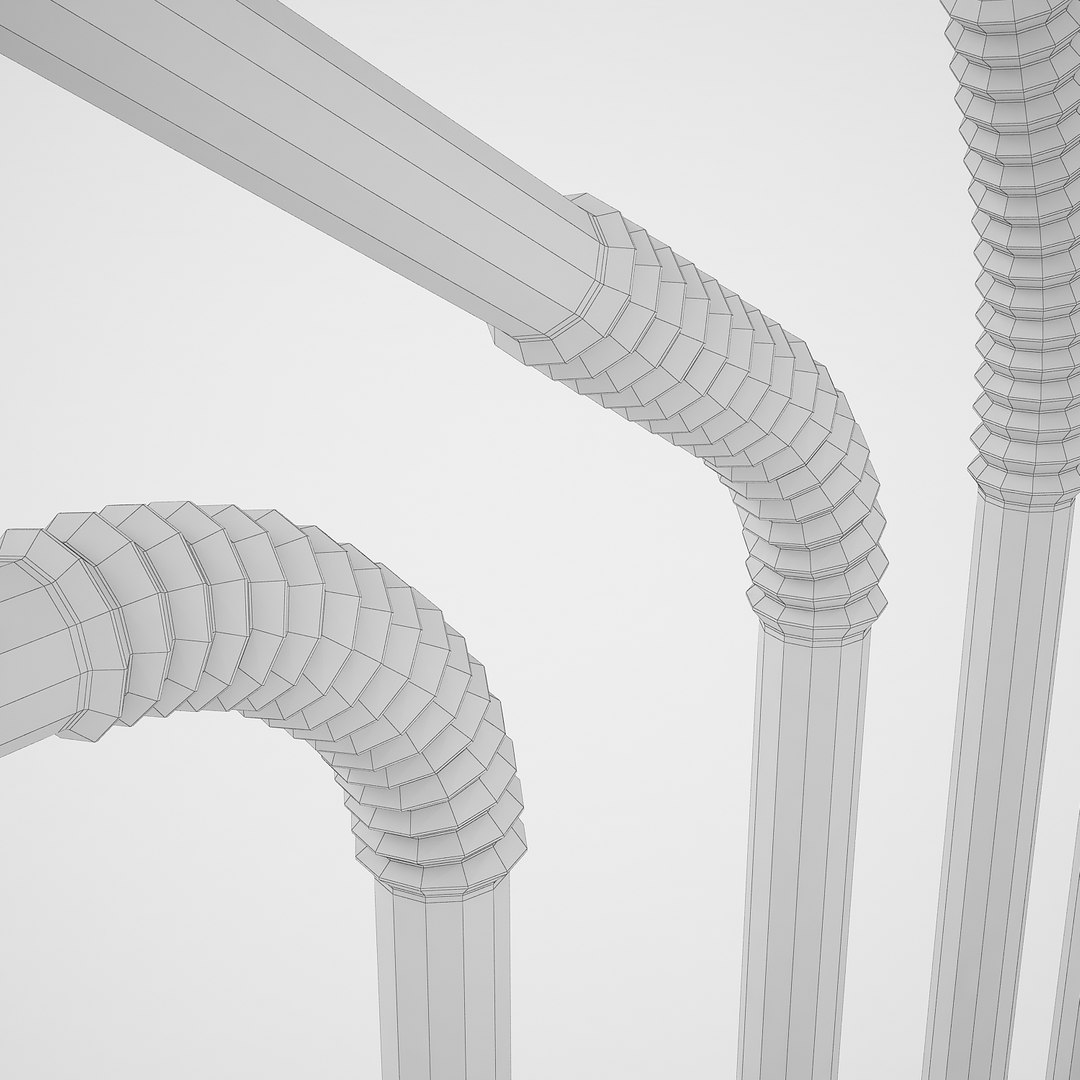 plastic drink straw 3ds