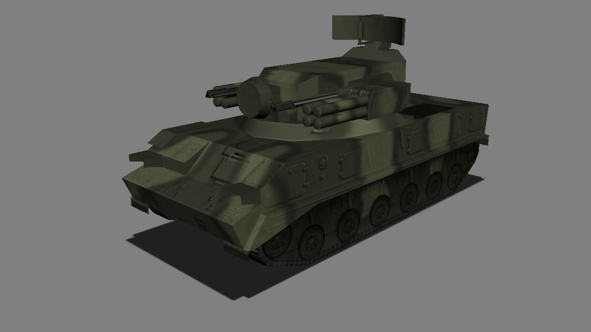 3d Sa-19 Grison Tunguska Model