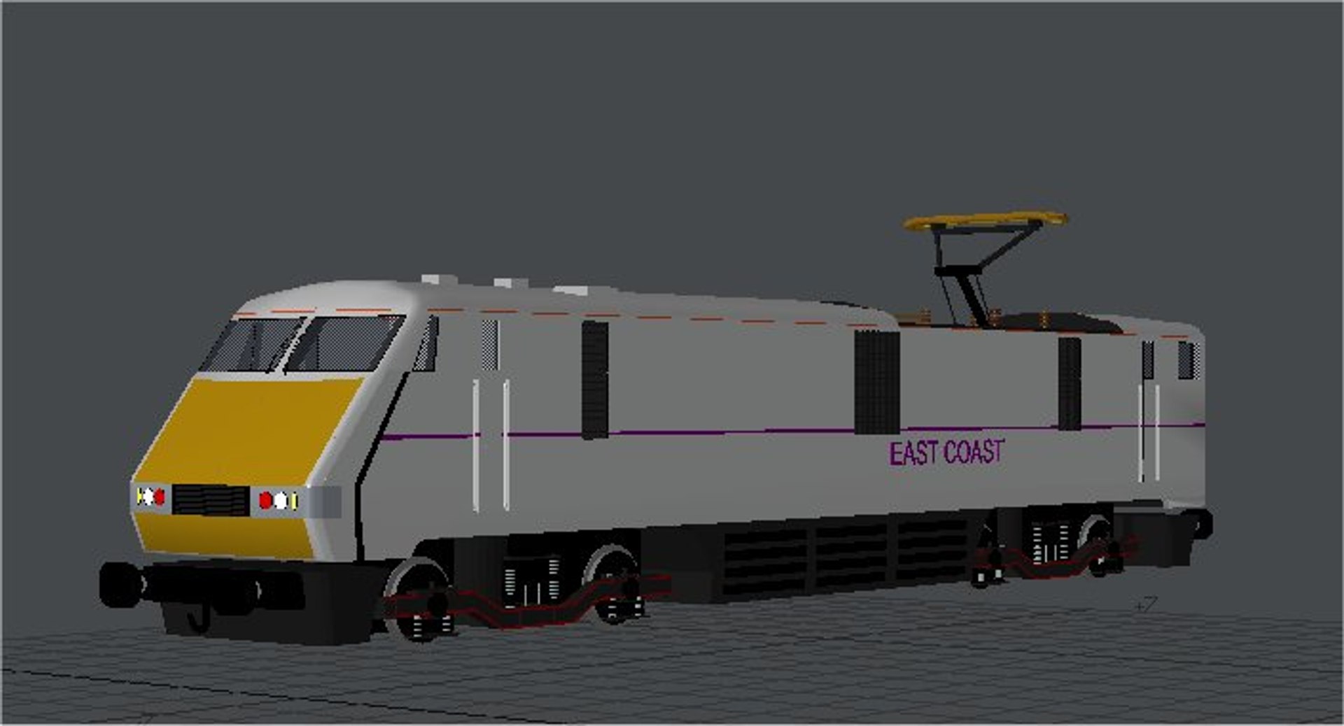 Class 91 East Coast 3d Obj