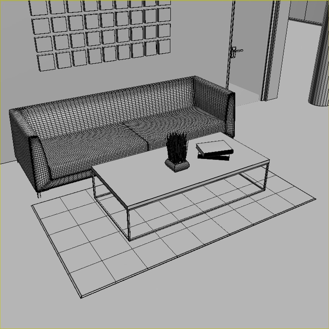 3d Interior Scene Reception Model