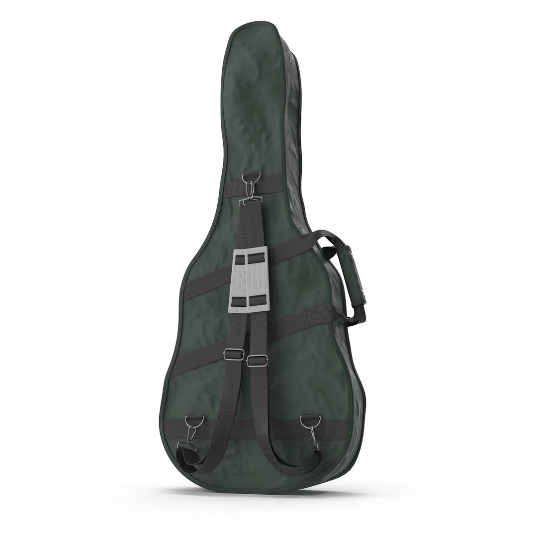 3d Guitar Case Model
